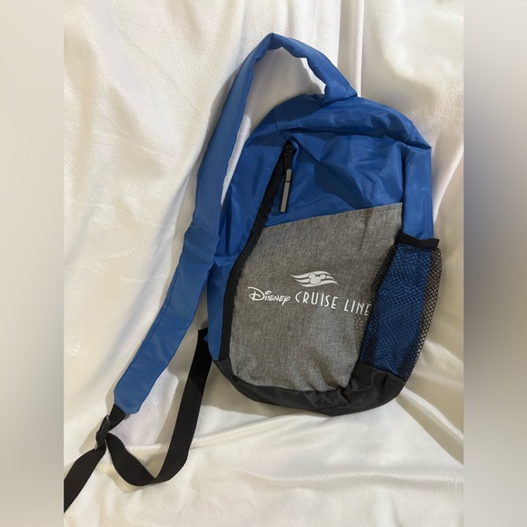 Disney | Bags | Disneys Cruise Line Blue And Gray Backpack | Poshmark